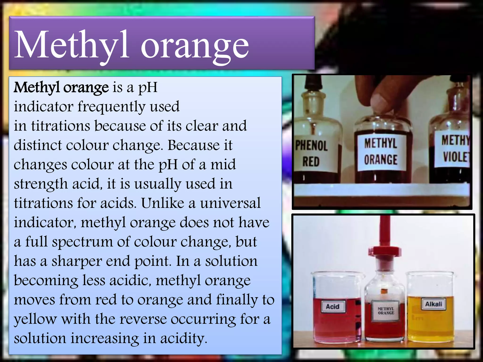 chemical Indicators | PPTX