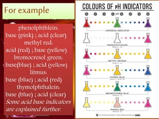 chemical Indicators | PPTX