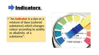 Indicators.pptx by Sarah Ashfaq 51 chemistry | PPT