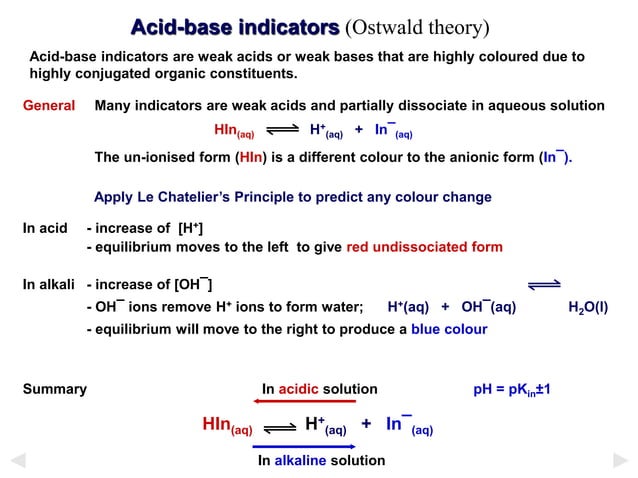 Theory of Acid-base Indicators and Acid-base Titration Curves | PDF ...