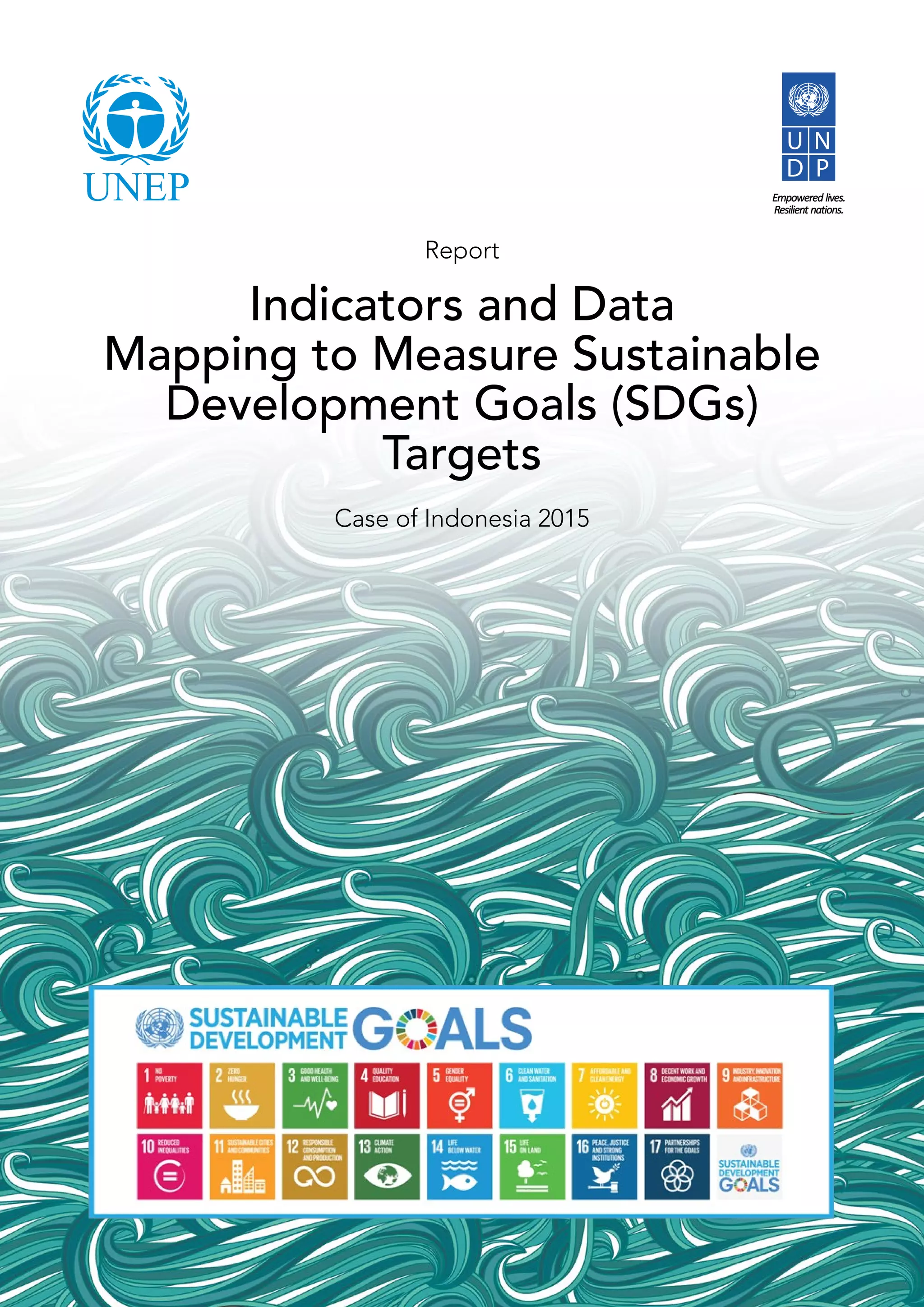 Indicators and data mapping to measure sustainable development goals ...