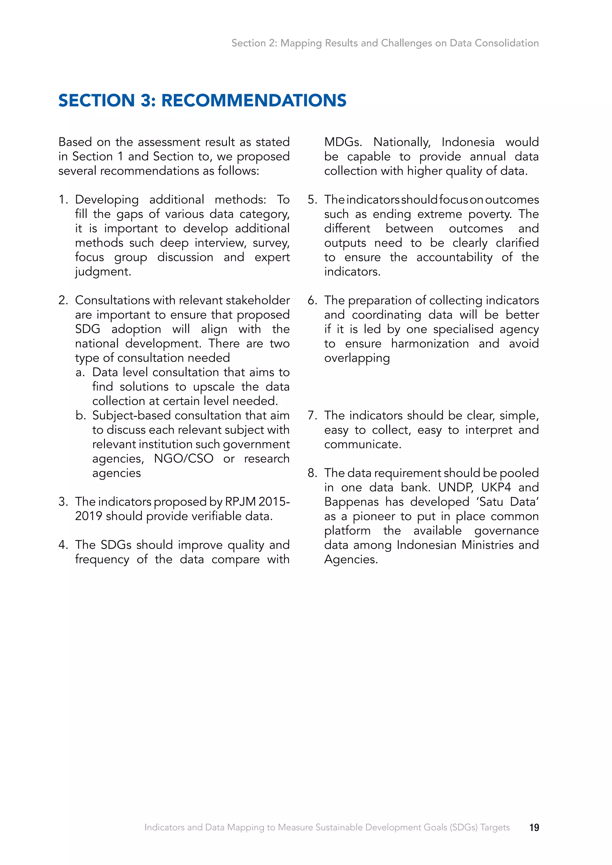 Indicators and data mapping to measure sustainable development goals (sd gs) targets undp in ...