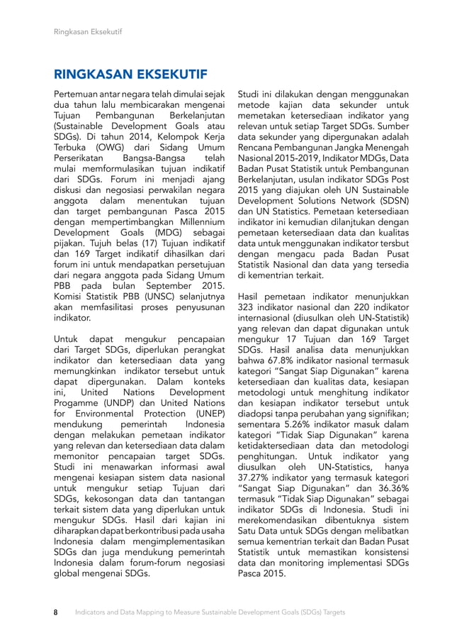 Indicators and data mapping to measure sustainable development goals (sd gs) targets undp in ...