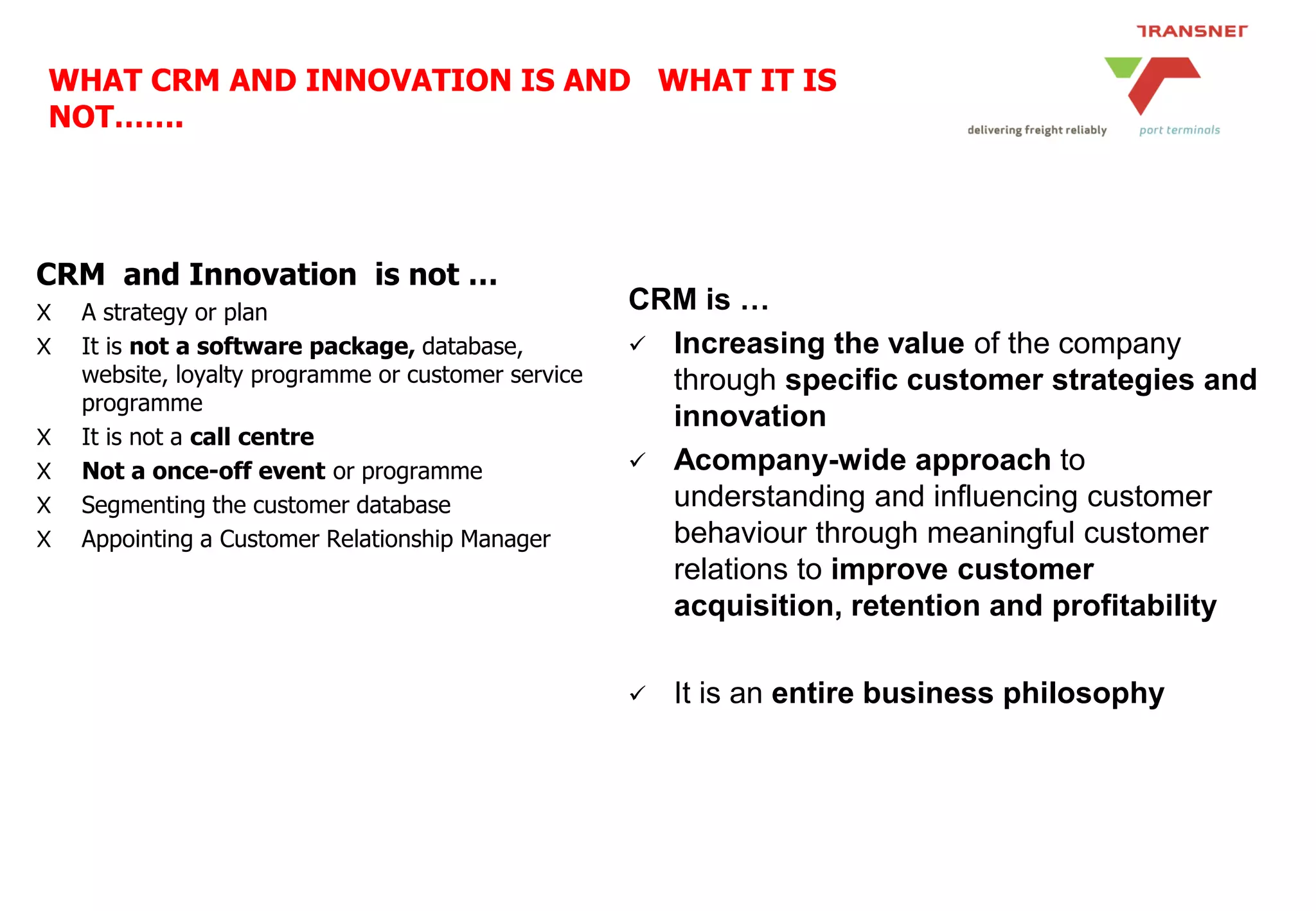 Indicators and innovations to improve efficiency at ports | PPT