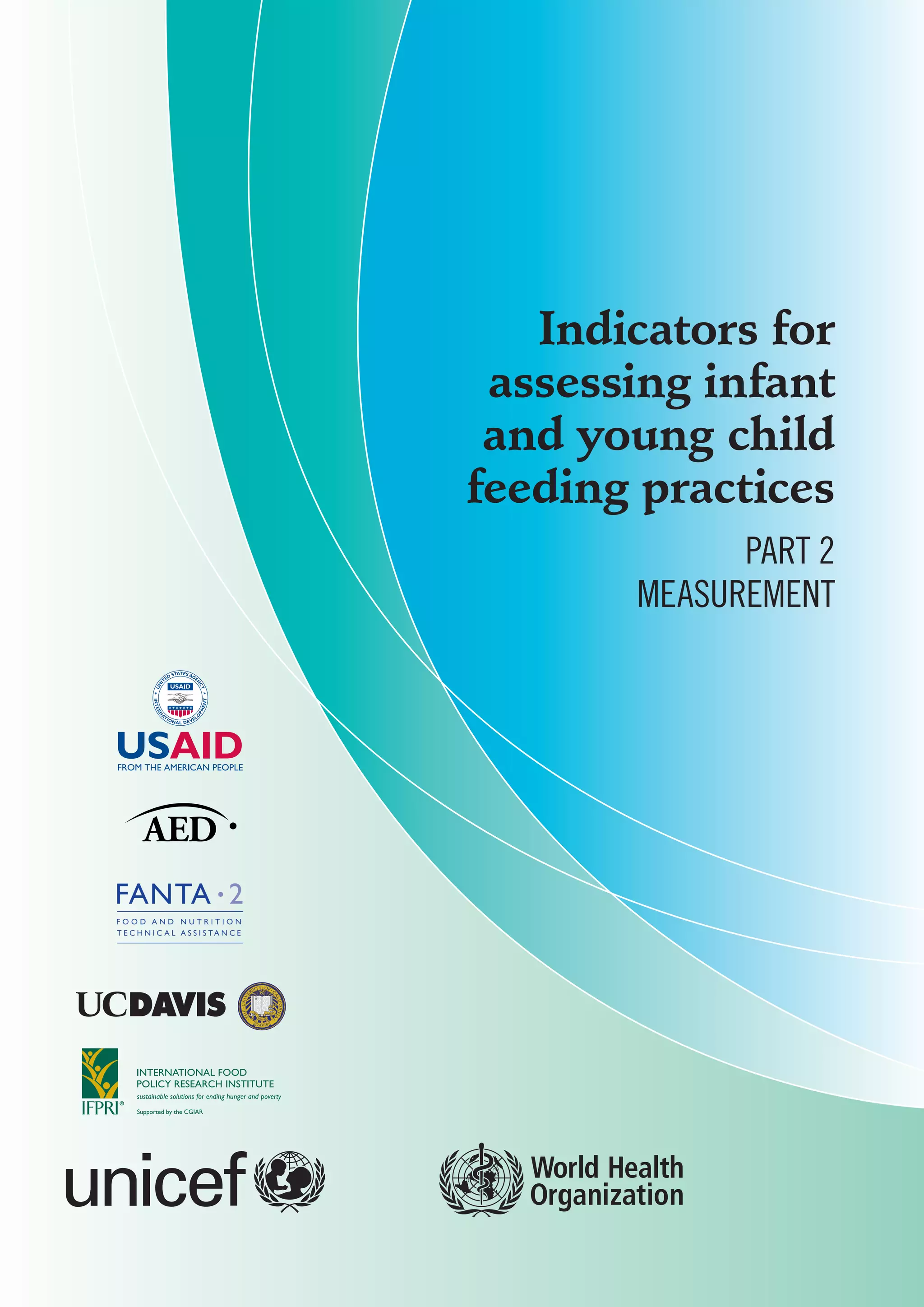 Indicators for assessing infacnt and young child feeding practices ...