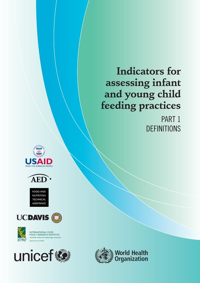 Indicators for assessing infant and young child feeding practices Part ...