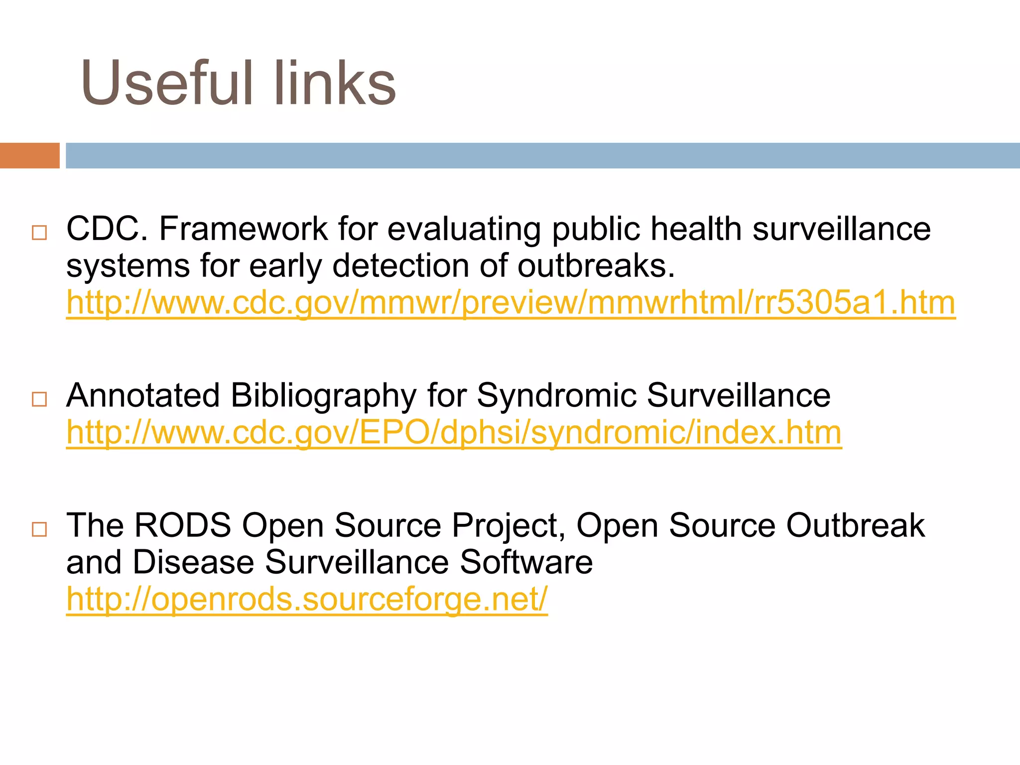 indicators for surveillance system.ppt
