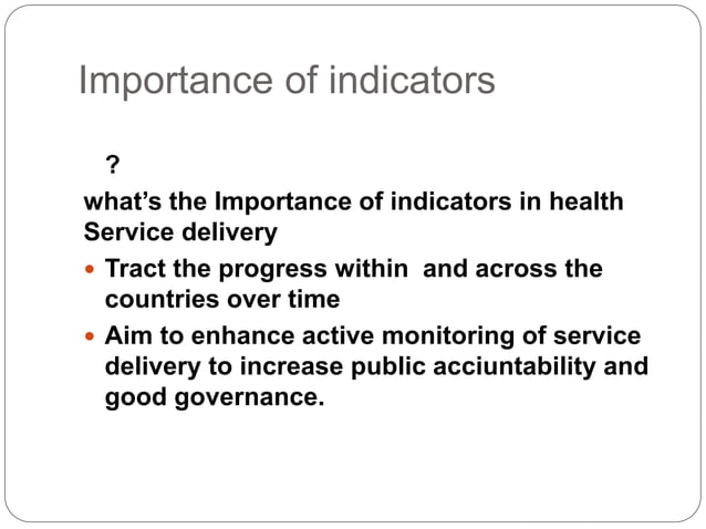 Indicators in M&E.pptx