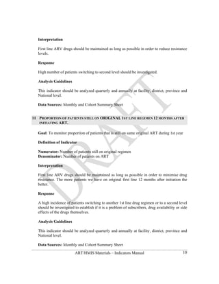 Indicators manual | PDF
