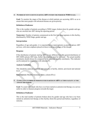 Indicators manual | PDF