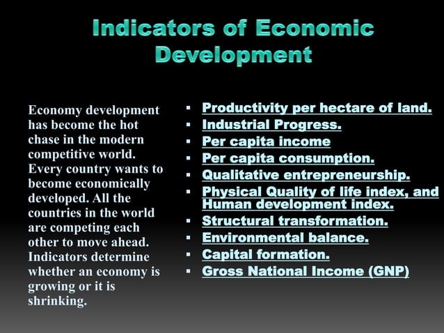 Indicators of Economic Development Presention.pptx