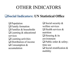 Indicators of health | PPTX