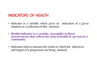 Indicators of health | PDF
