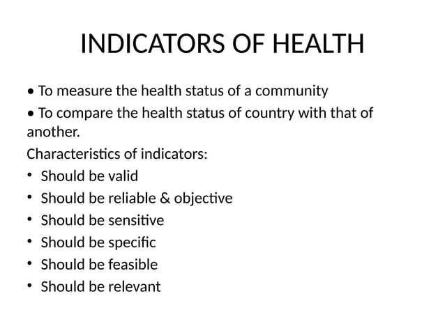 INDICATORS OF. HEALTH.pptx