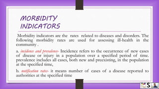 Indicators of health english | PPTX