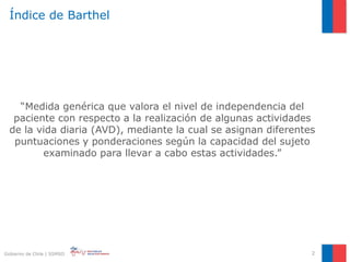 Indice de barthel | PPTX