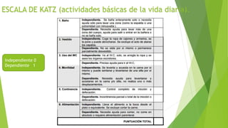 Indice de katz | PPTX