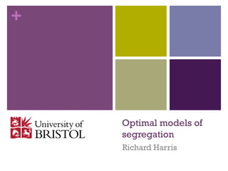 Optimal models of segregation | PDF