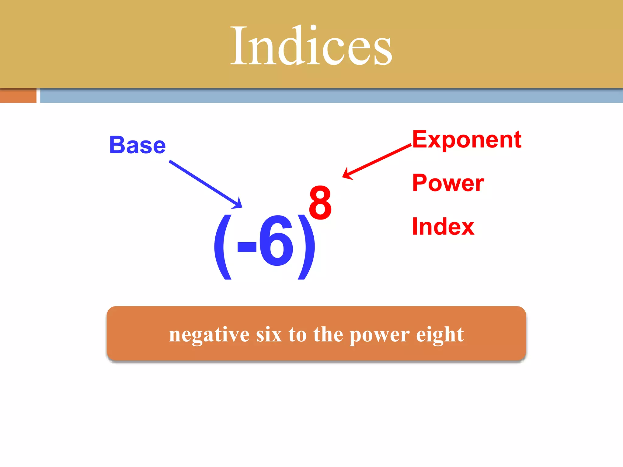Indices | PPTX