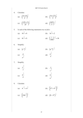 Indices | PDF | Physics | Science