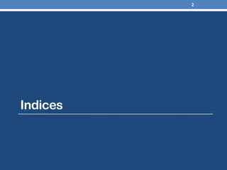 Introduction to Indices | PDF