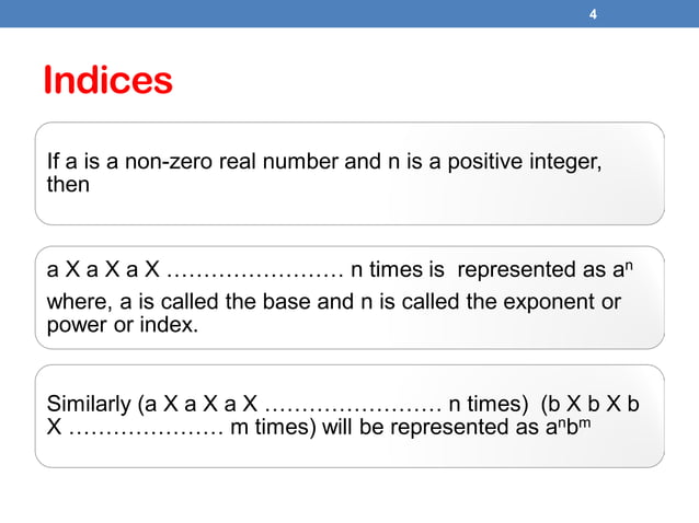 Introduction to Indices | PDF