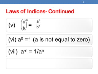 Introduction to Indices | PDF