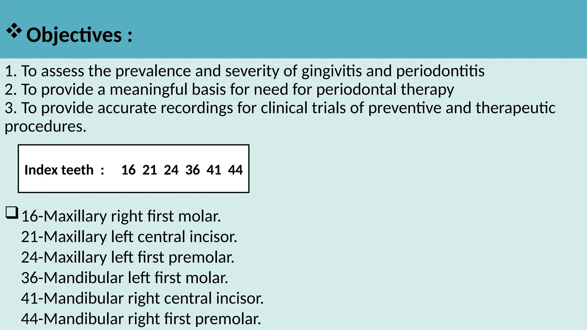 Indices used in public health dentistry.pptx