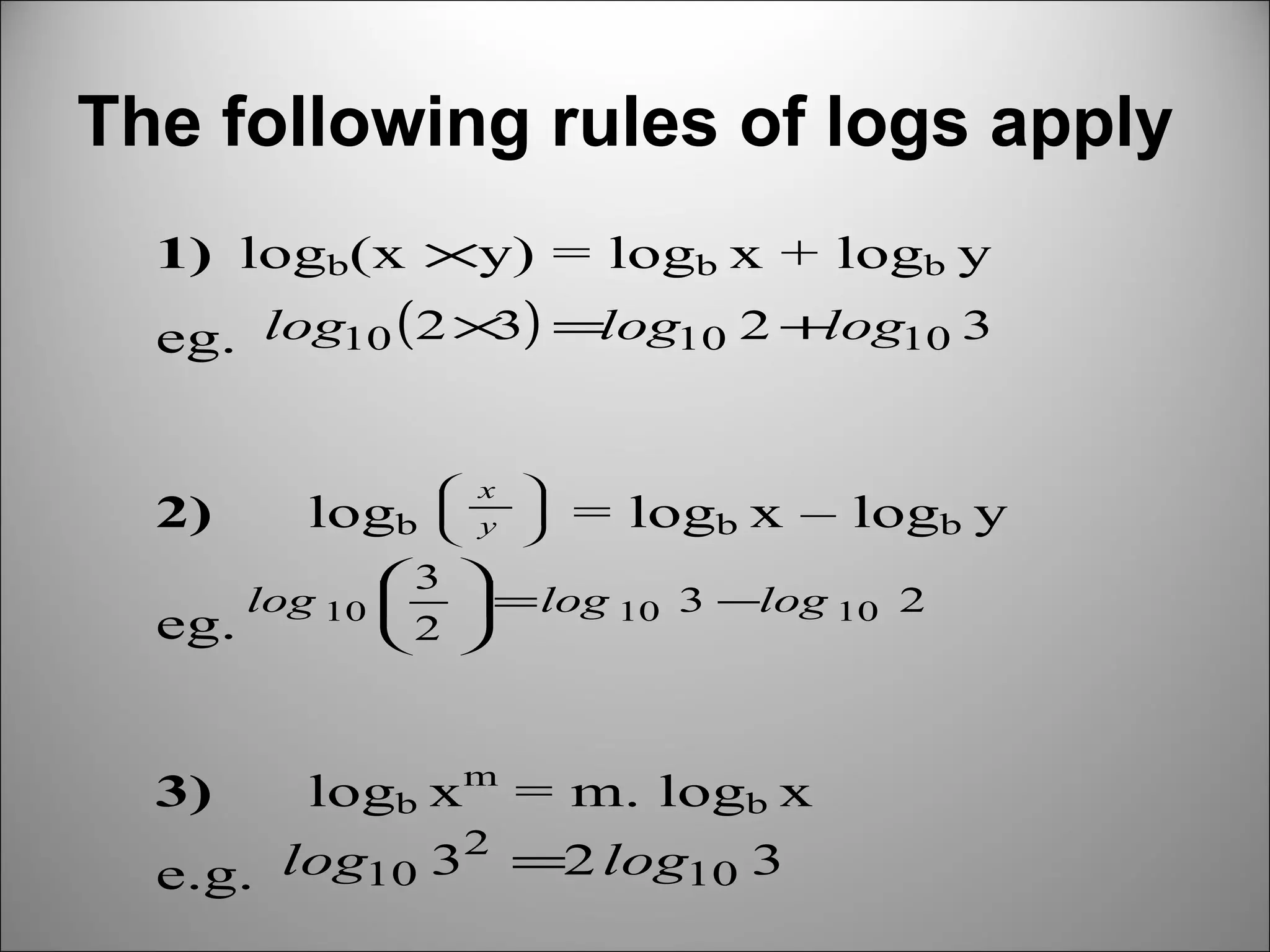 Indices and logarithms | PPT