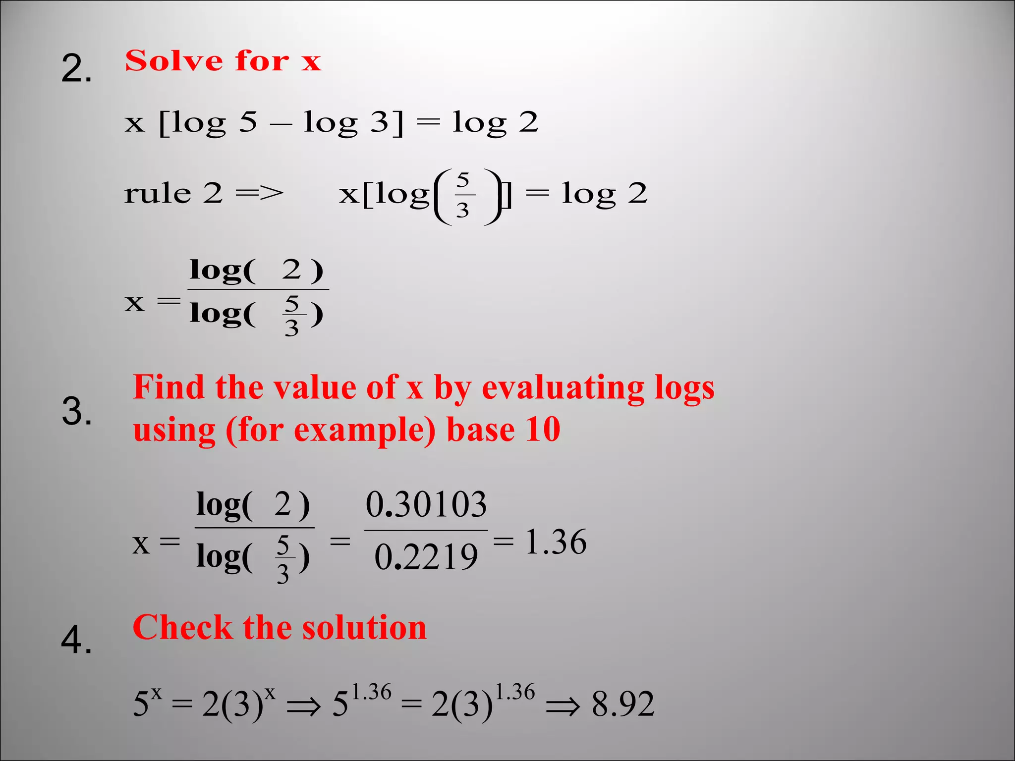 Indices and logarithms | PPT