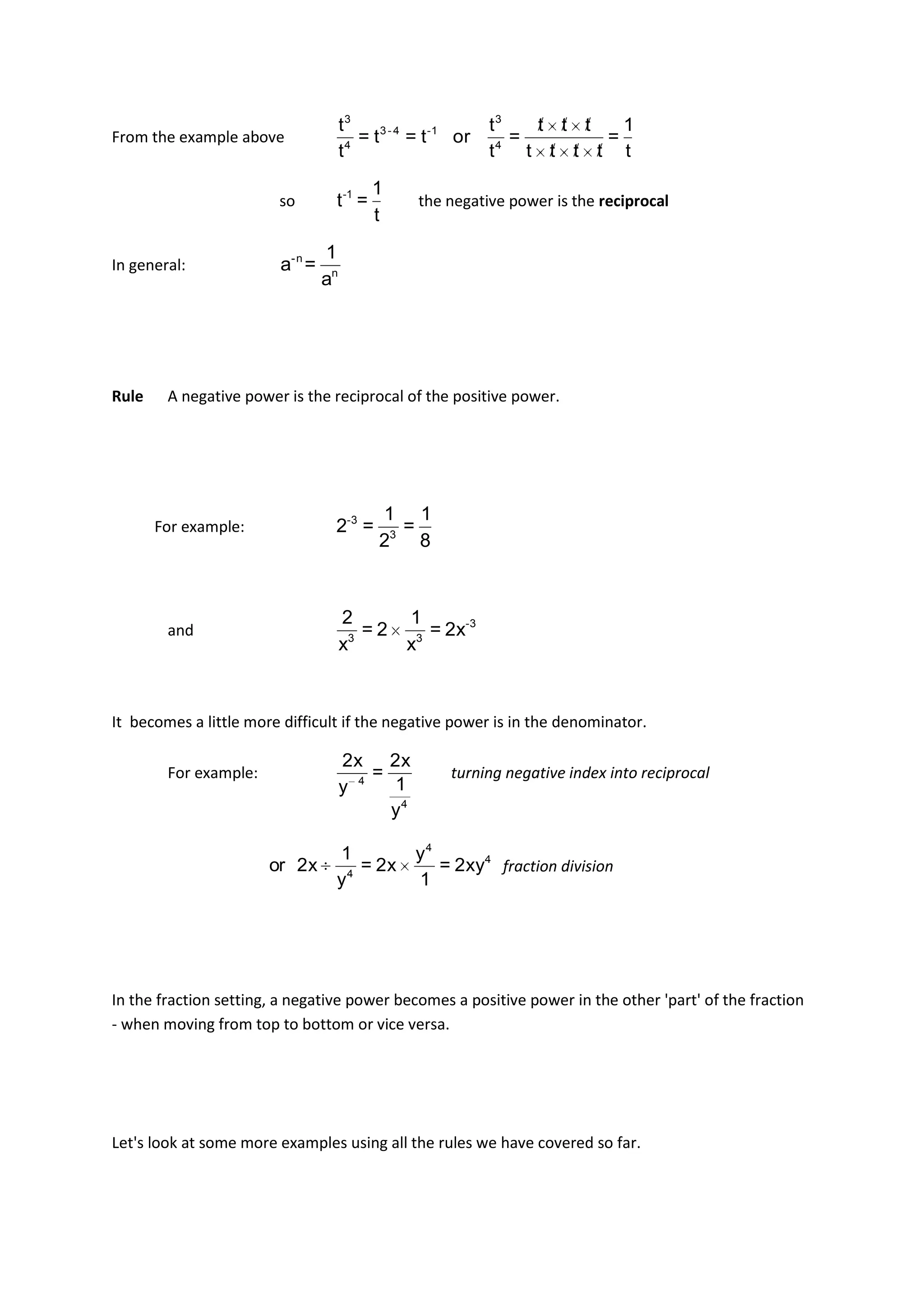 Indices and logarithms | DOCX