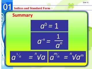 Indices and standard form | PPSX