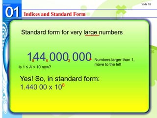Indices and standard form | PPSX