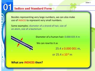 Indices and standard form | PPSX