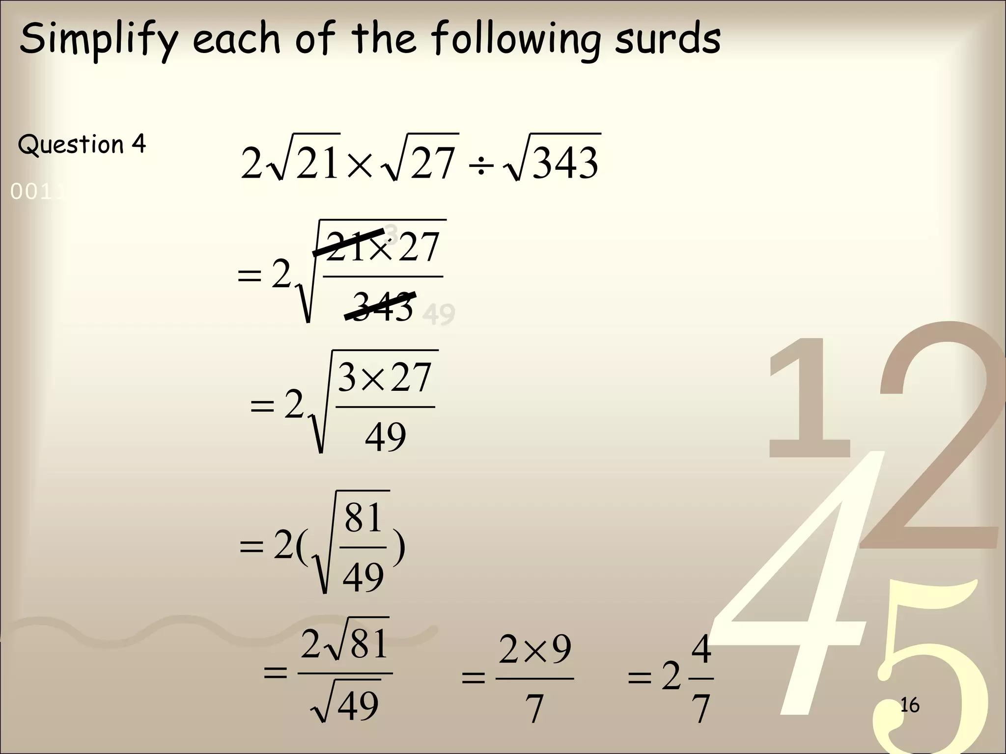 Indices and surds | PPT