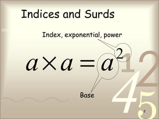 Indices and surds | PPT