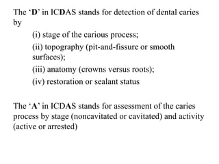 Indices for dental caries | PPTX