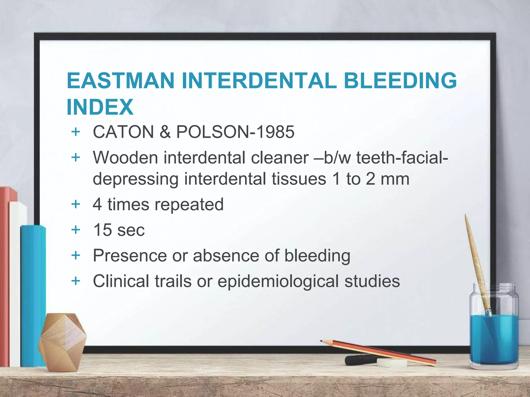 Indices in periodontology | PPTX