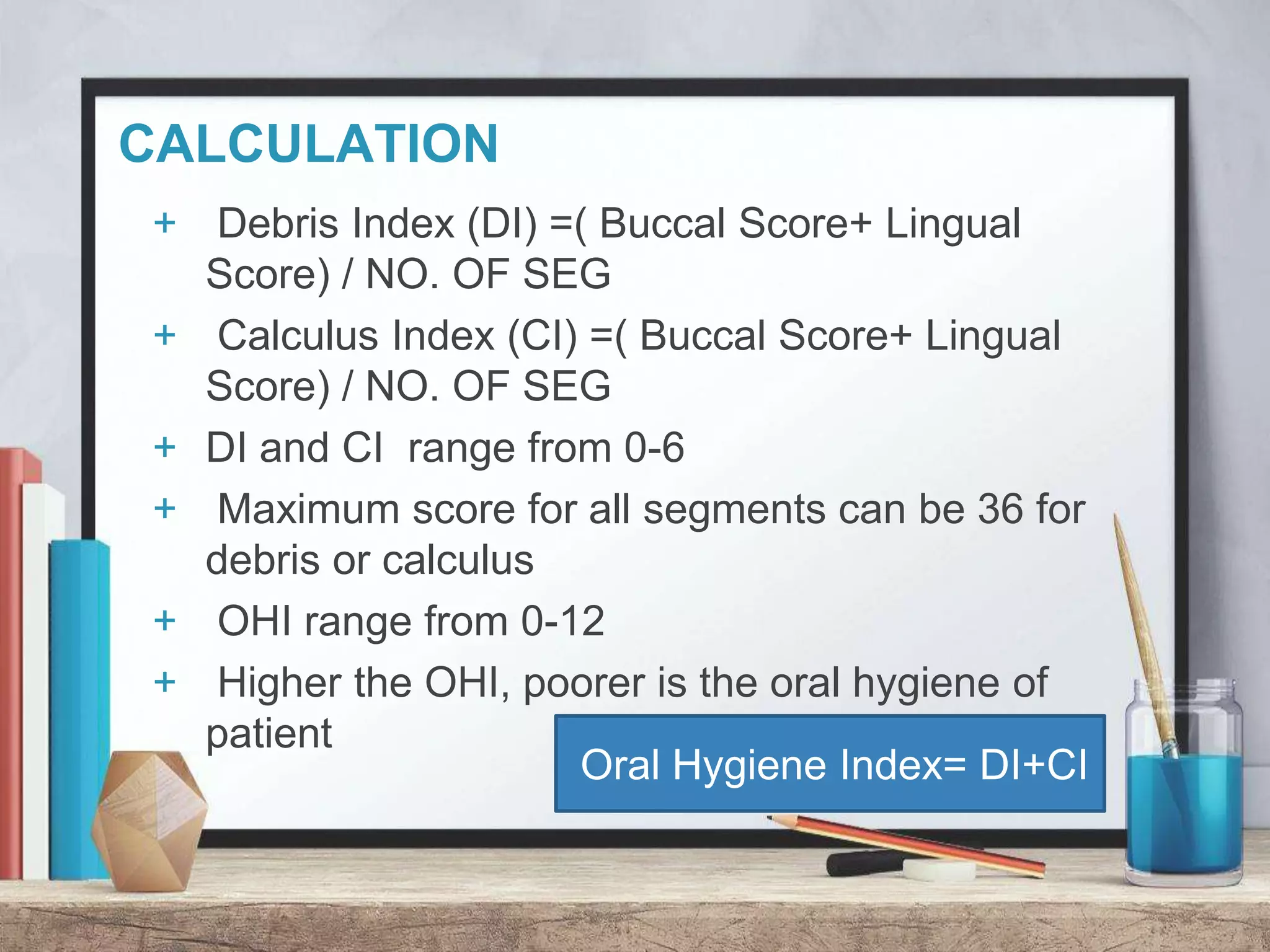 Indices in periodontology | PPTX