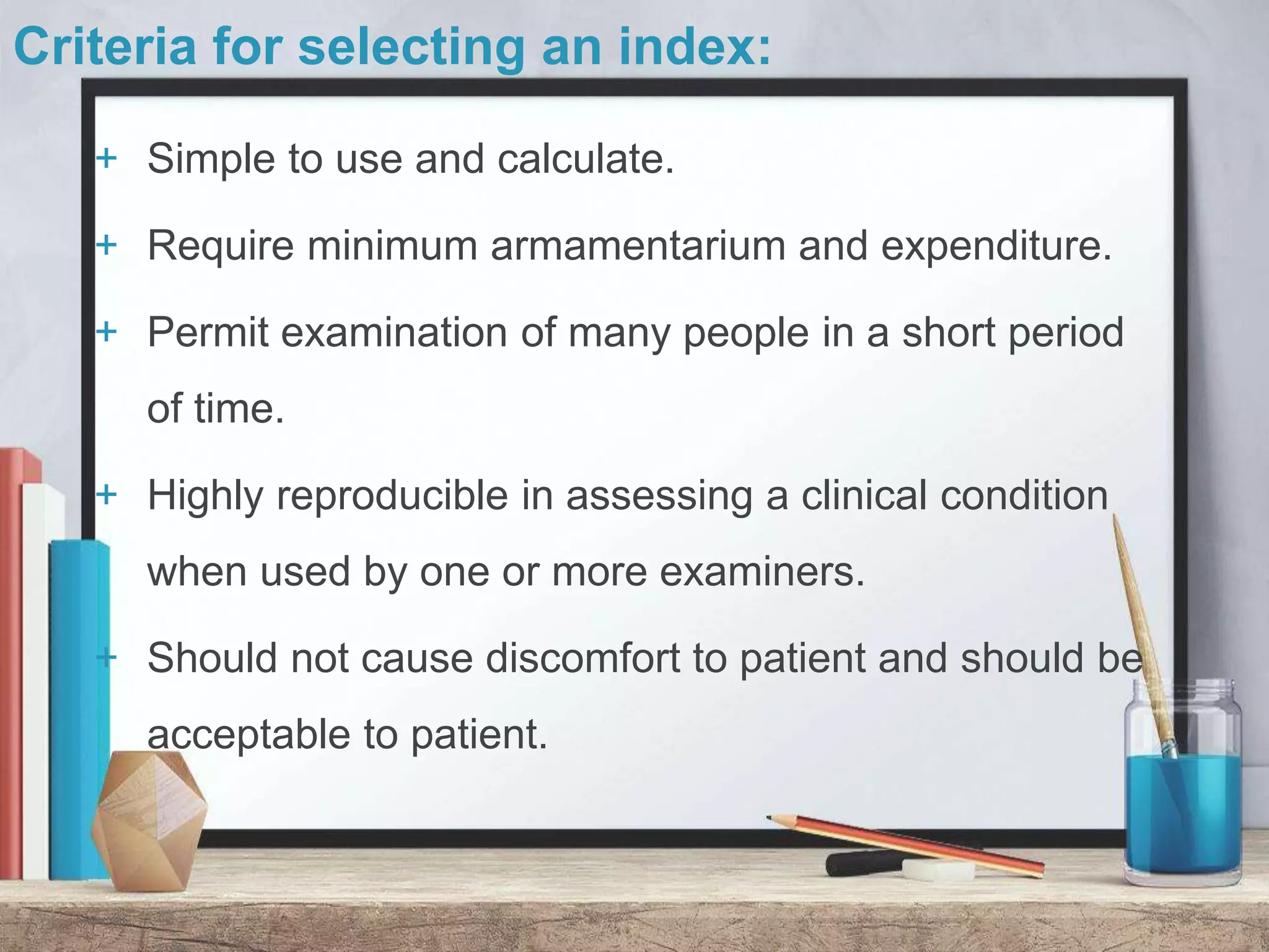 Indices in periodontology | PPTX
