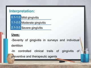 Indices in periodontology | PPTX