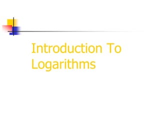 Indices & logarithm | PPTX