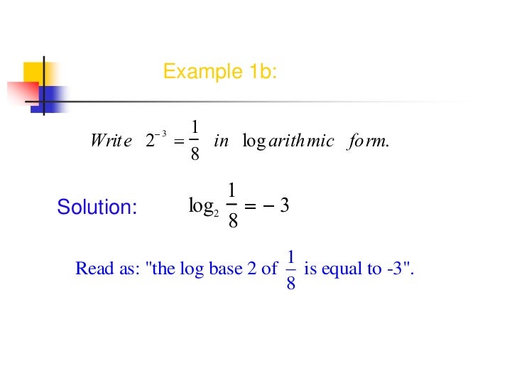 Indices & logarithm
