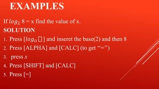 Indices and logarithm | PPTX