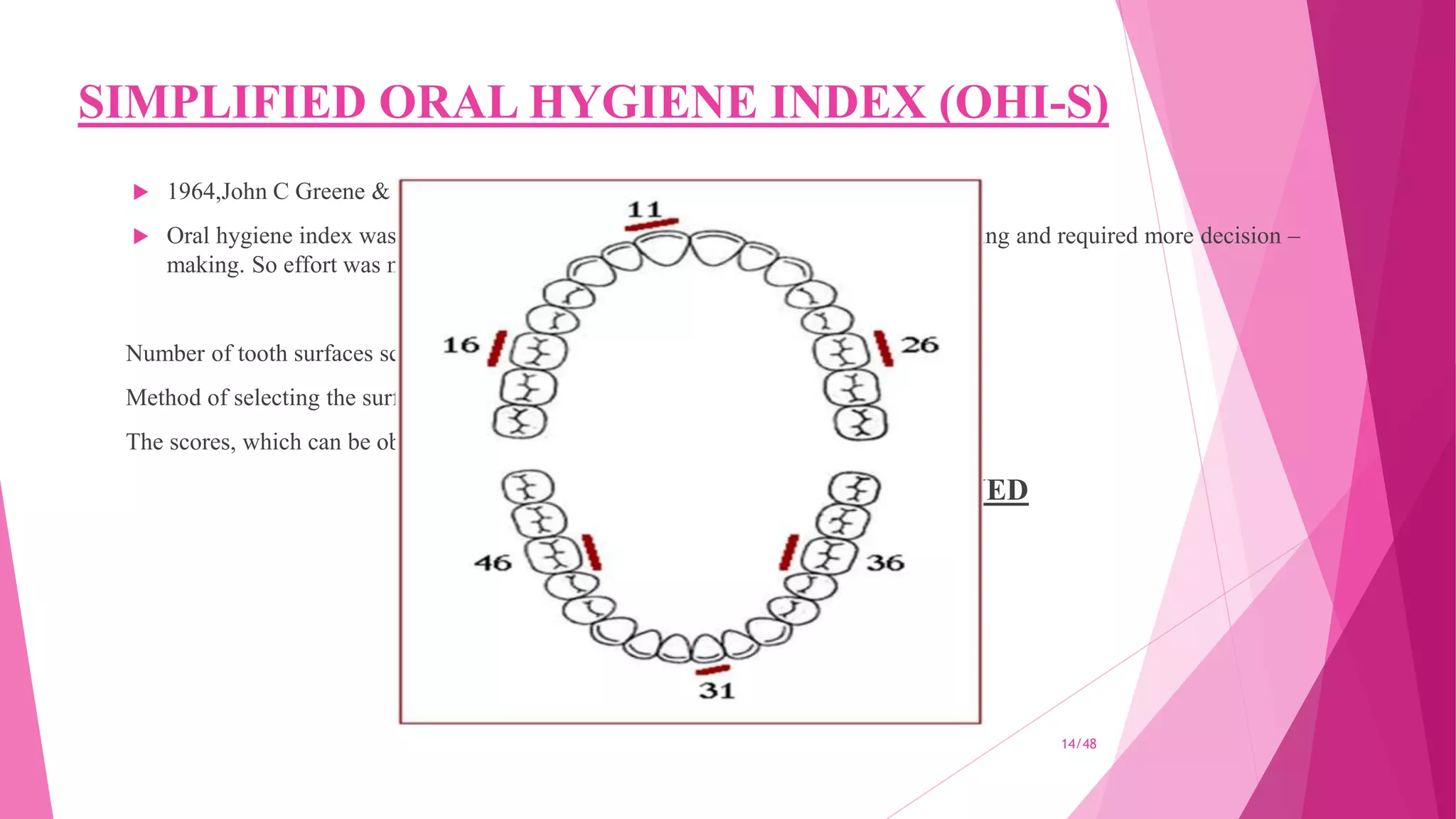 INDICES IN PERIODONTOLOGY | PPTX