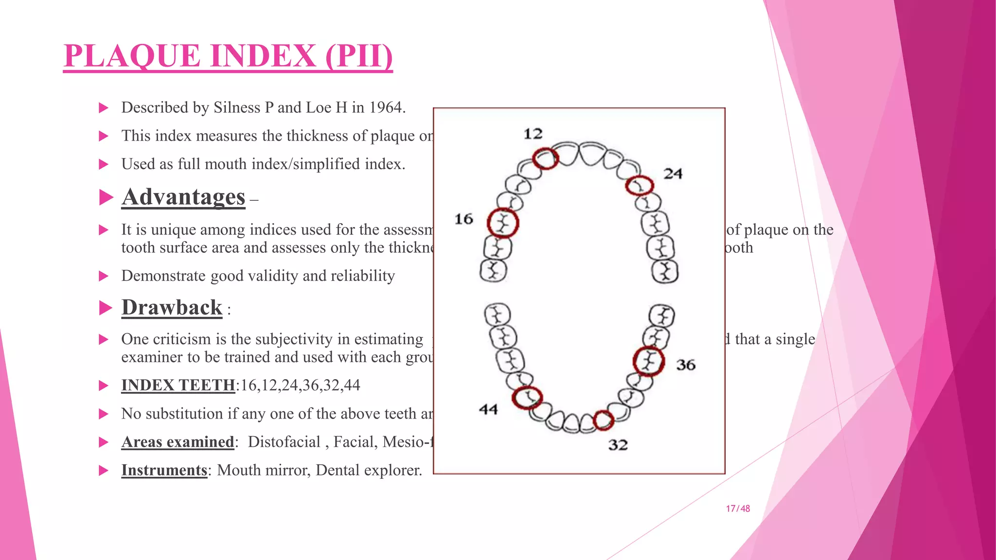 INDICES IN PERIODONTOLOGY | PPTX