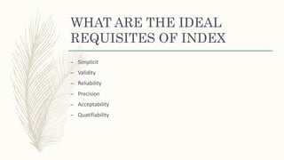 Indices of ortho treatment | PPTX