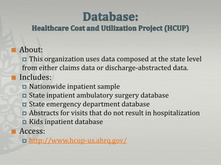 Indices, Registries, And Databases | PPTX