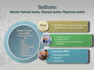 Indices, Registries, And Databases | PPTX | Cancer | Diseases and ...