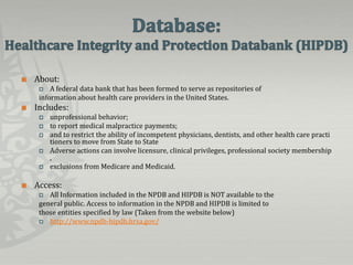 Indices, Registries, And Databases | PPTX